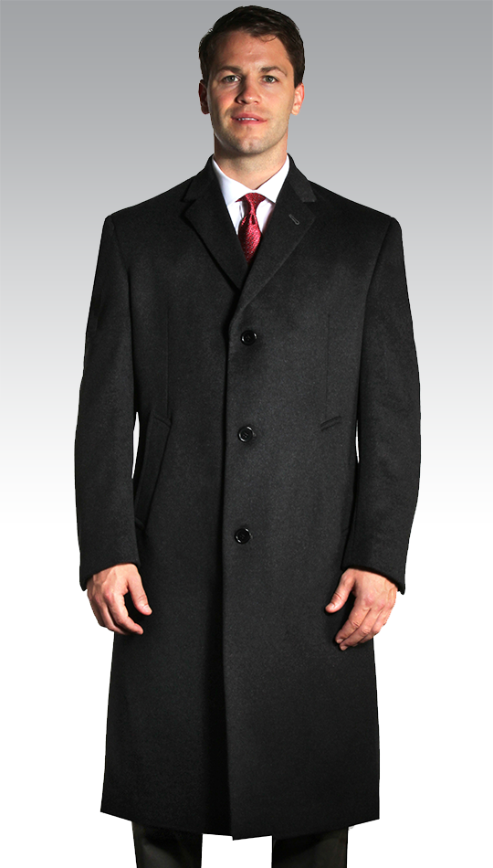TILDEN Cashmere/Wool Blend Top Coat – Mallard